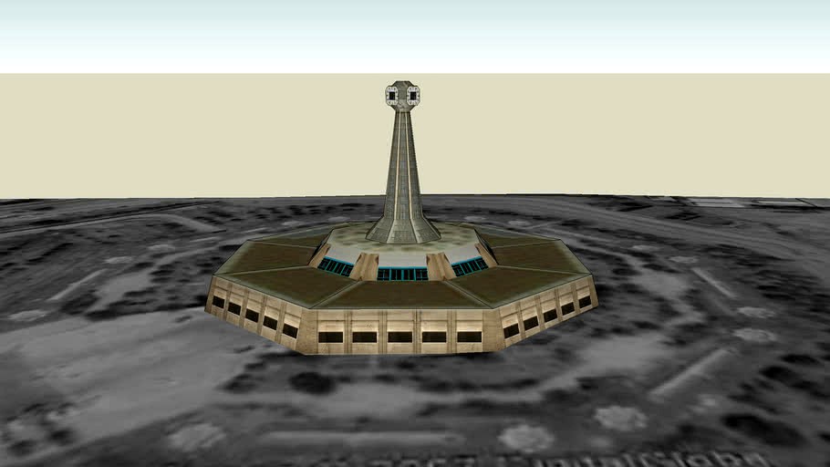 Iraq, Baghdad, Clock Tower 3d model