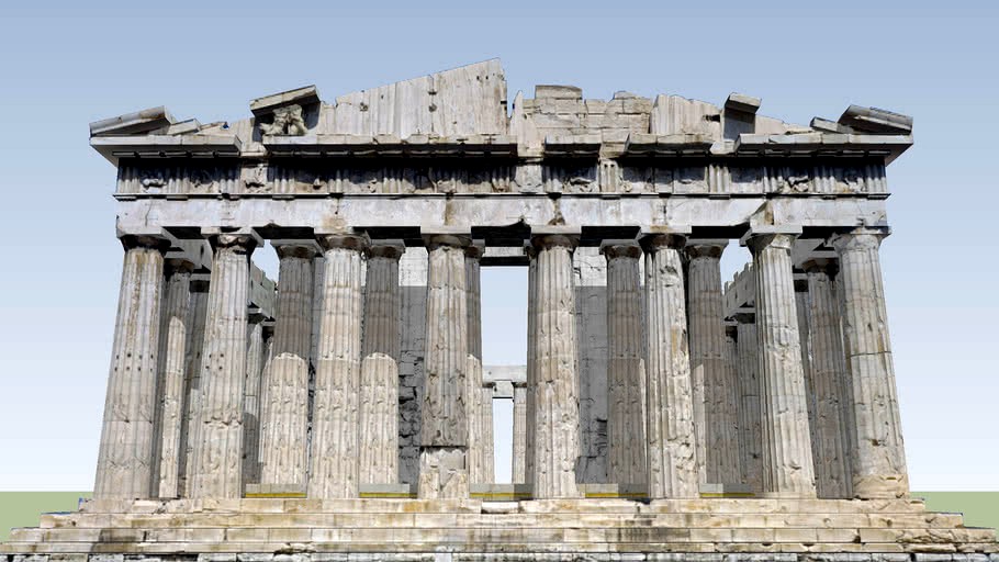 Parthenon- Acropolis, Greece 3d model