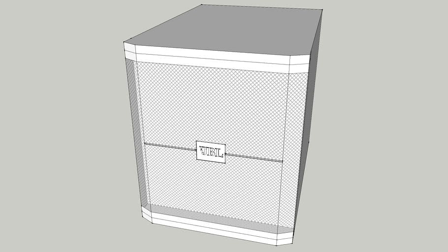 JBL Single 15' Integrated Line Array Subwoofer 3d model