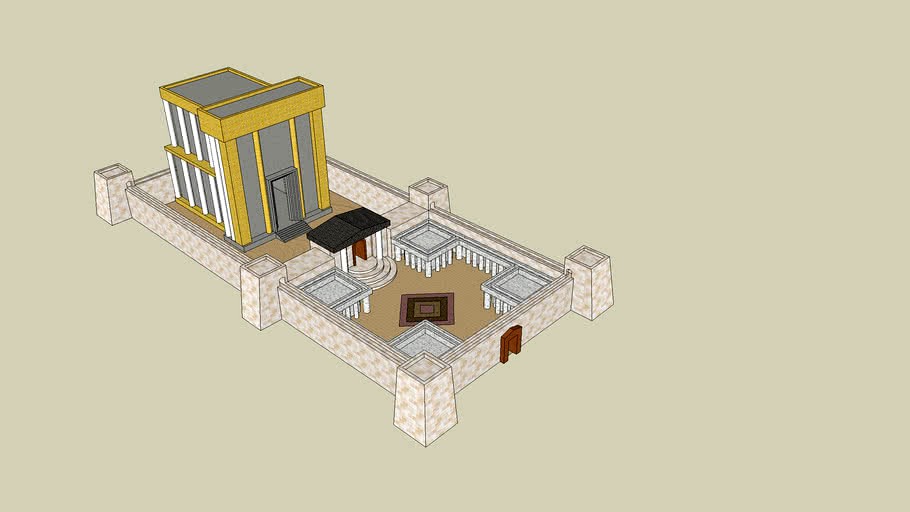 Holy Temple 3d model