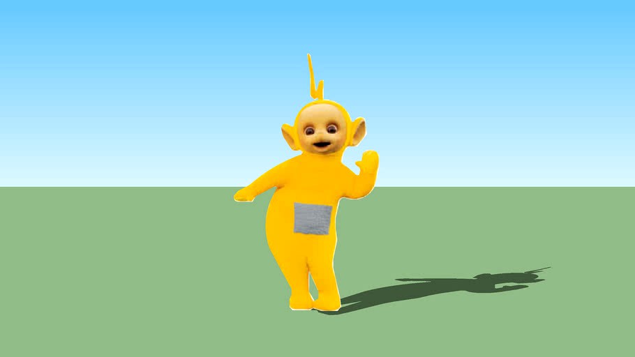 Laa-Laa 2D People : Teletubbies 3d model