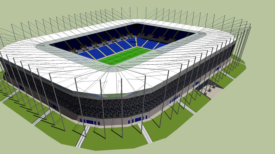 Bowl-Shaped Arena 3d model