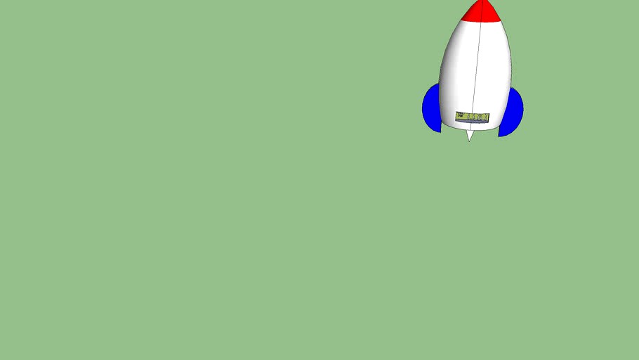 Rocket Ship Alarm Clock!! 3d model
