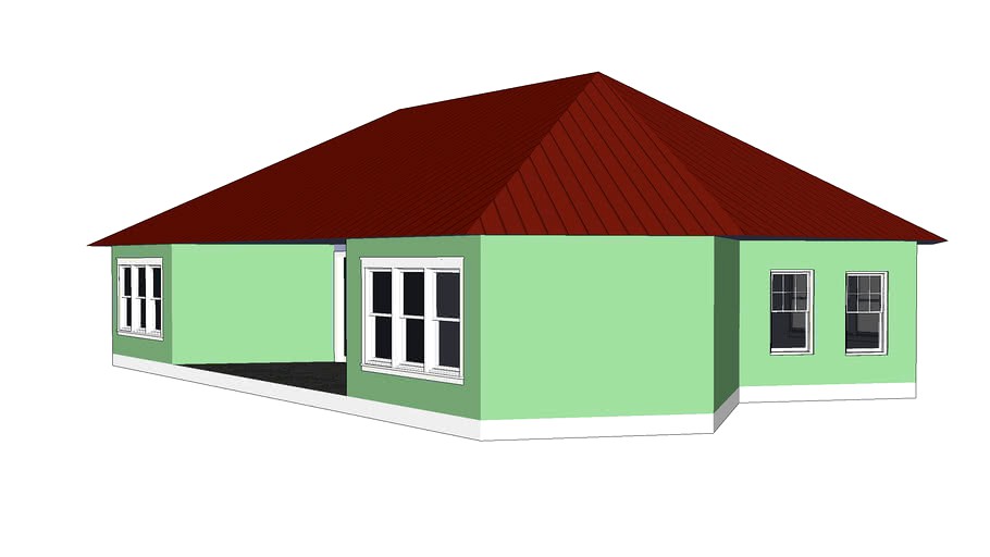 H7 - Hexagonal House 3d model