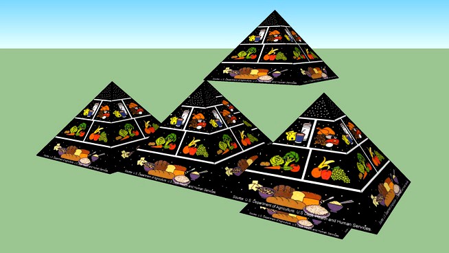 Food Pyramids of Mears 3d model