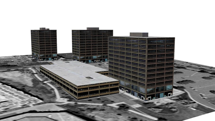 Denver Corporate Center 3d model