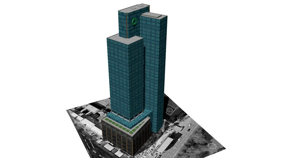 Model of the Galileo Building 3d