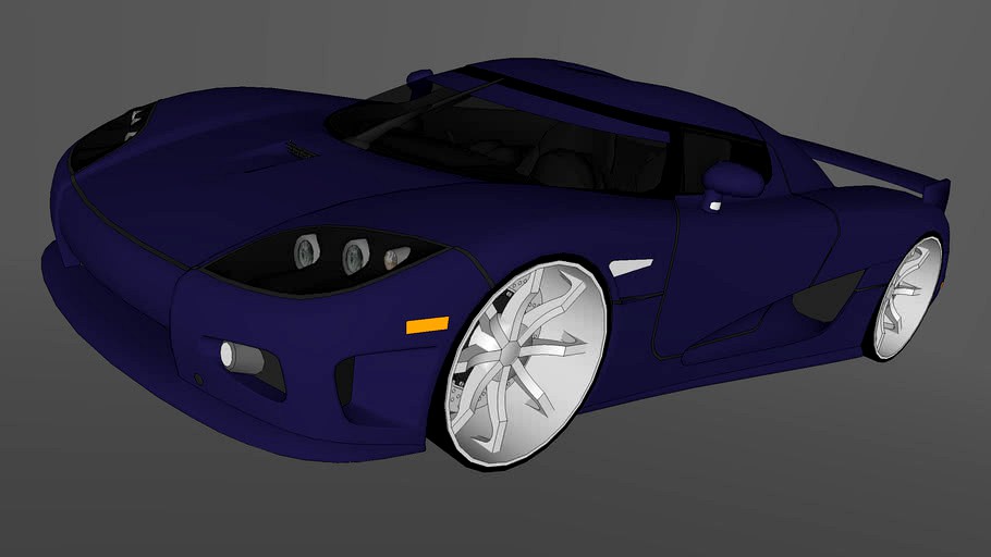 Modified Koenigsegg CCX 3d model