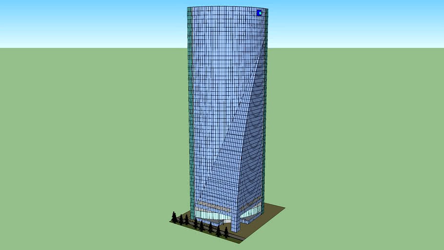 Torre Espacio, Madrid 3d model