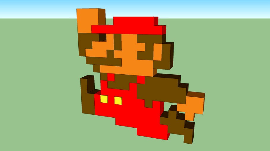 Mario Jumping 3d model