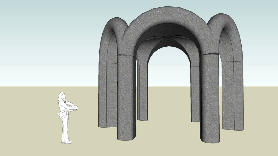 vaulted ceiling 3d model