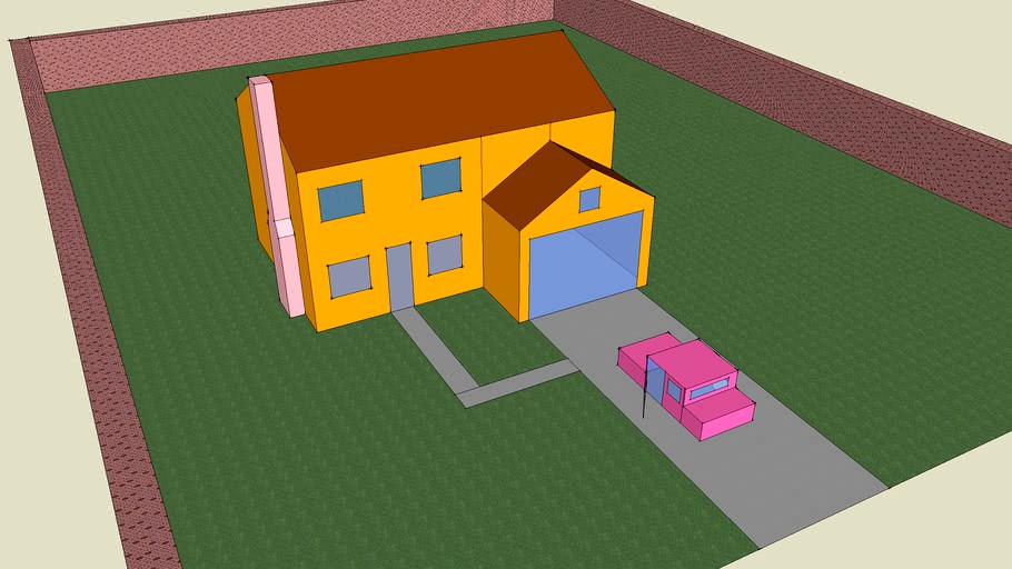 The Simpson Family House 3d model