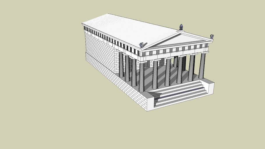 GREEK TEMPLE 3d model