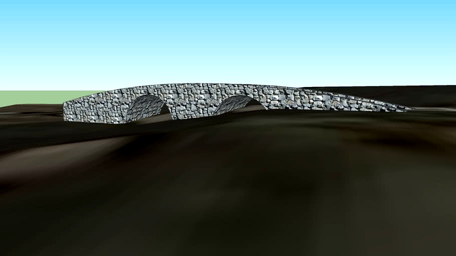 Bridge in Hobbiton 3d model