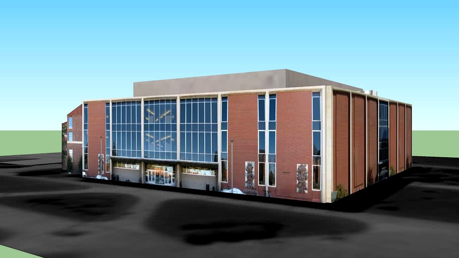 MSU _ Bozeman: Renne Library 3d model