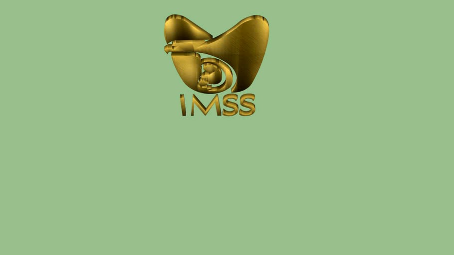 logo imss 3d model