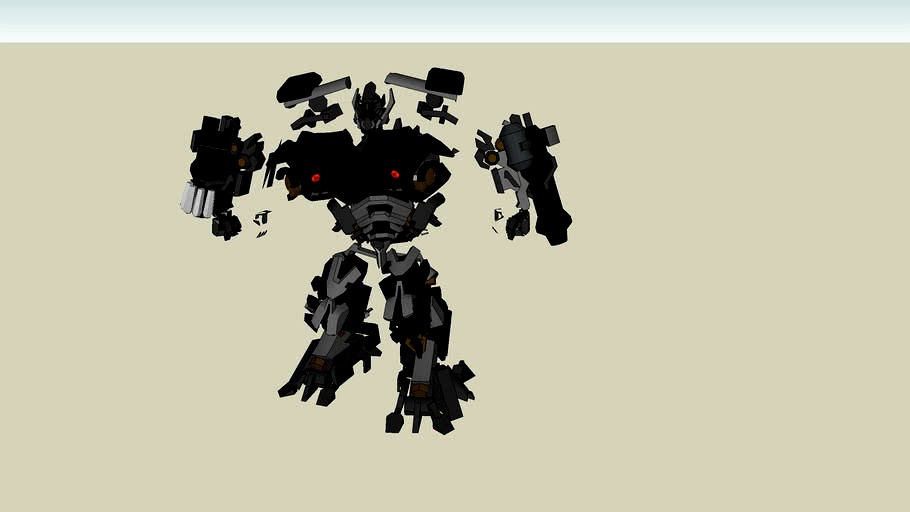 Transformers - Ironhide Kit by BlockMotion 3d model