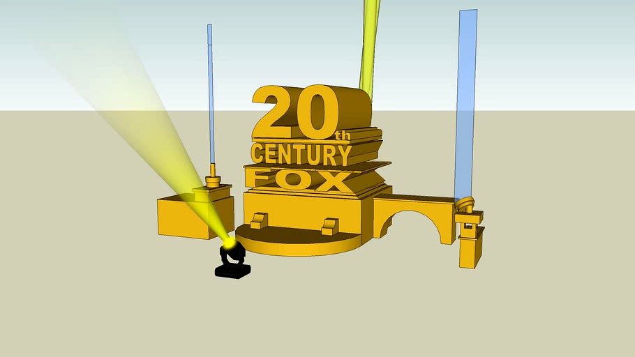 20th Century Fox (PAL Version) 3d model