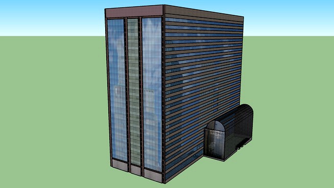 Kyobo Building 3d model
