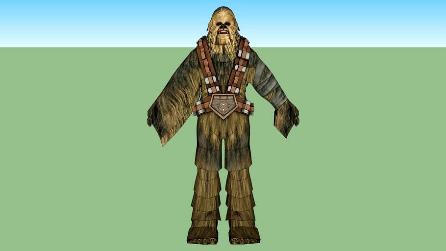 Wookiee Warrior 3d model