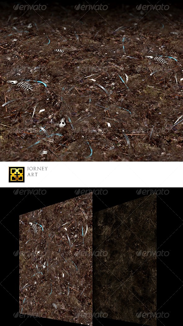 Scrap Texture Collection 3d model