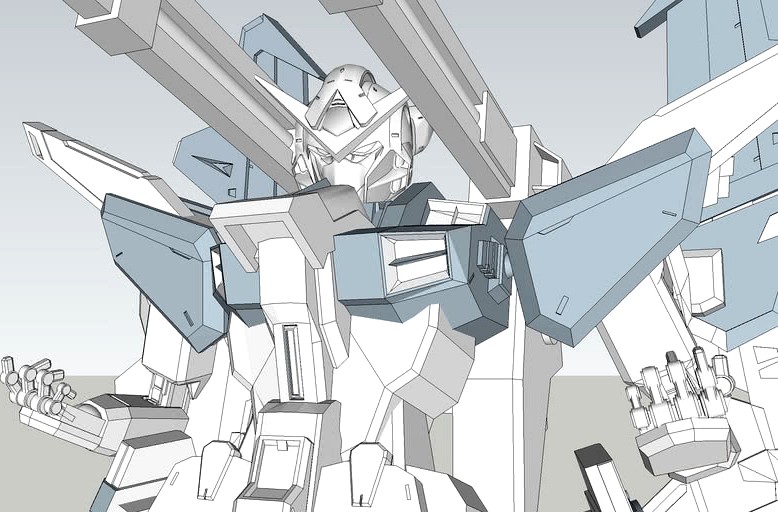 Gundam 3d model