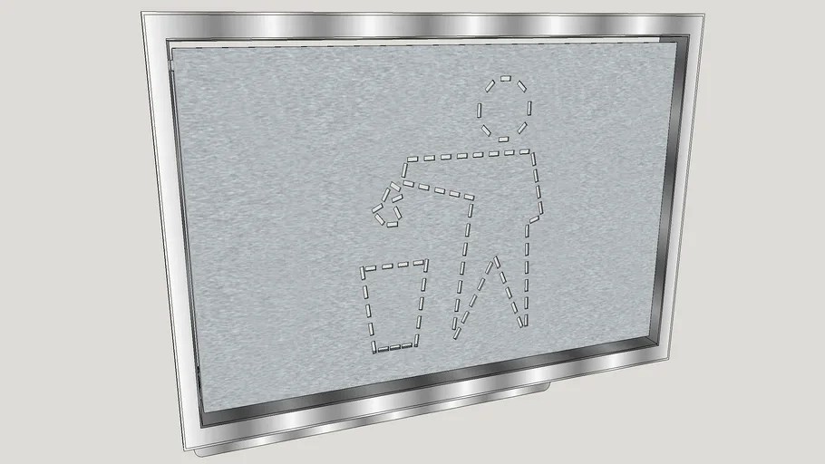 EK25] Afvalklep / Müllklappe / Waste disposal flap 3d model