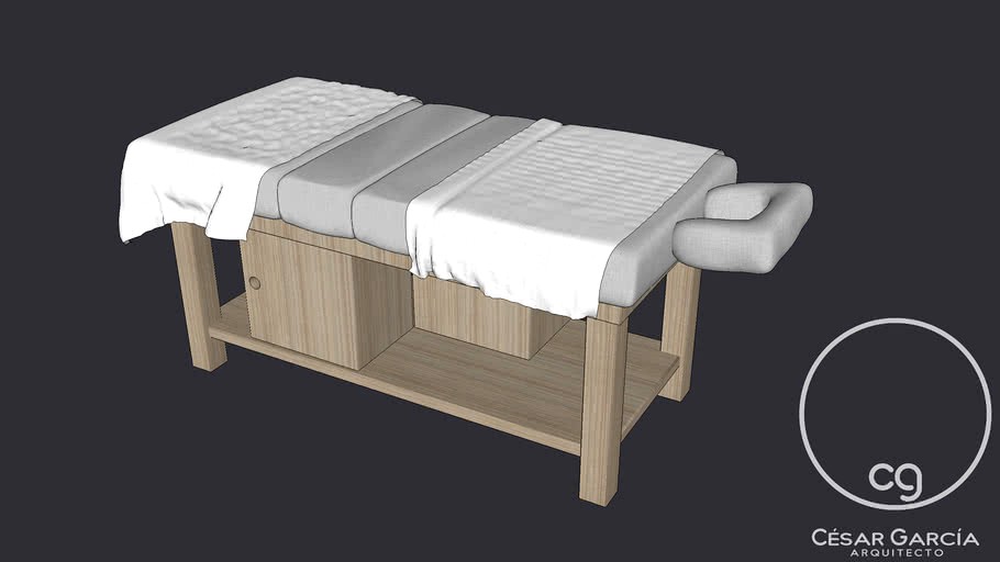 Cama de masajes / SPA 3d model