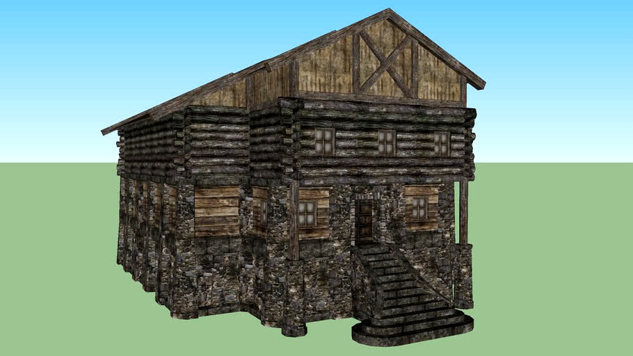 medieval house 3d model