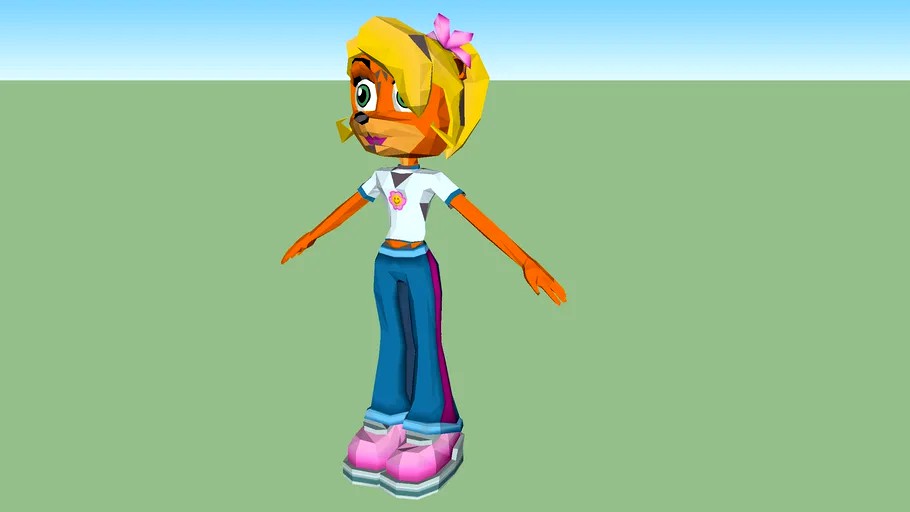 Coco Bandicoot 3d model