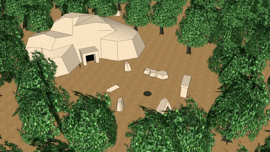 Cavemen's Valley (Aardman) 3d model