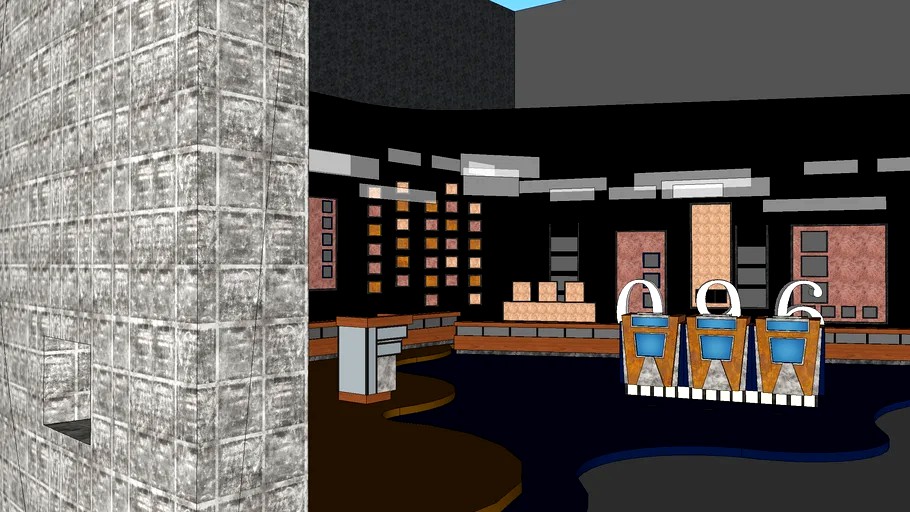 Final Jeopardy! 2002 3d model