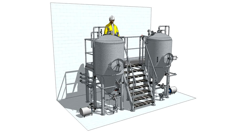Fermenter 3d model