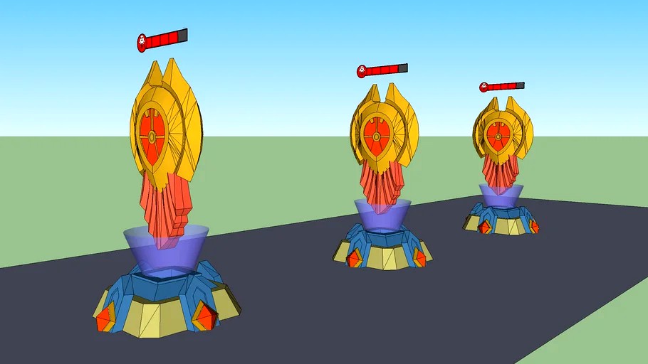 Mobile Legend Turrets 3d model