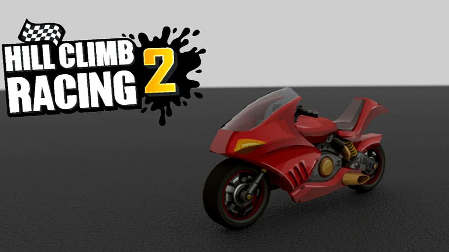 Hill Climb Racing 2 - Superbike 3d model