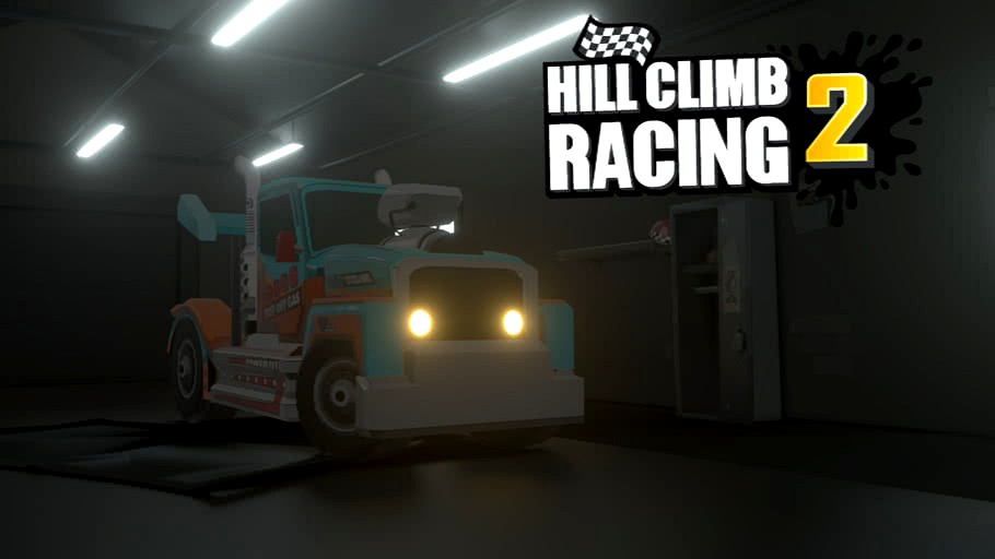 Hill Climb Racing 2 - Racing Truck 3d model