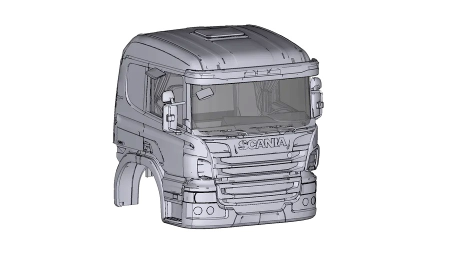 Scania P-serie Highline 3d model