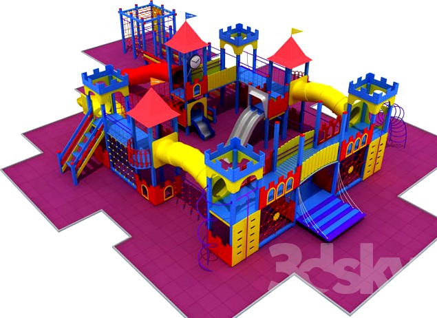 playground Castle-2 3d model