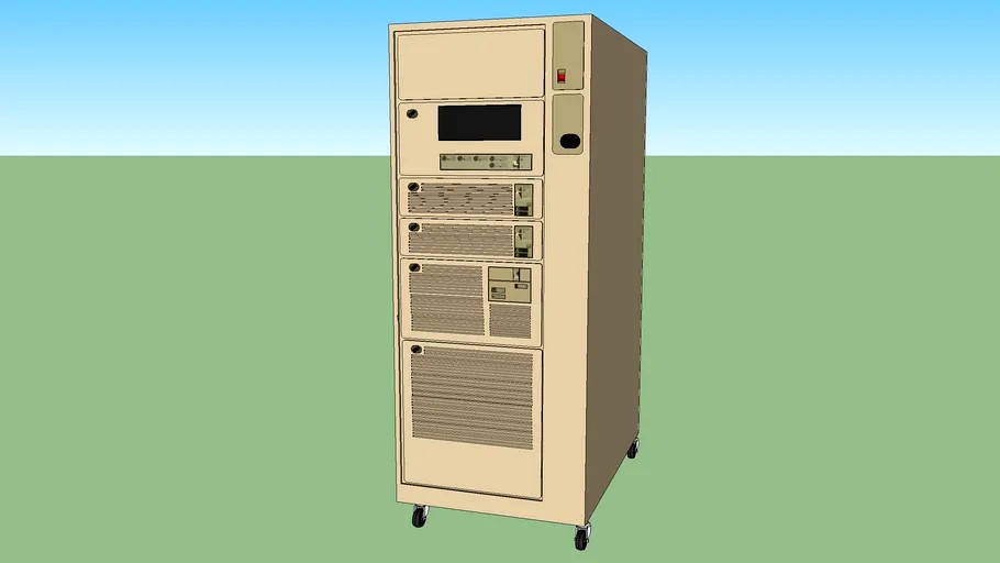 IBM AS/400 older version) 3d model