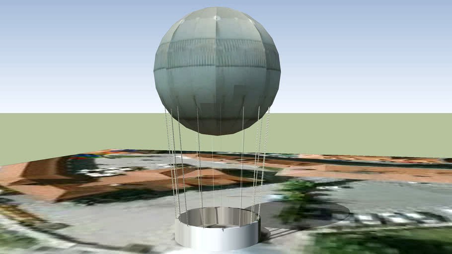 Turistički balon 3d model