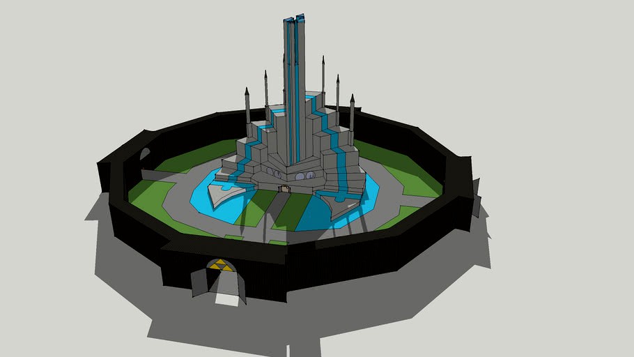 Hyrule Castle 3d model