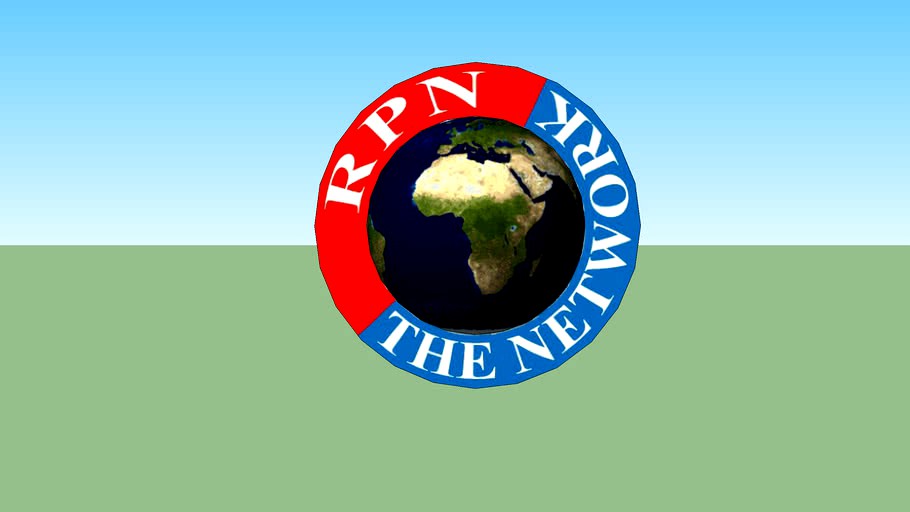 RPN Logo (1994-1996) 3d model