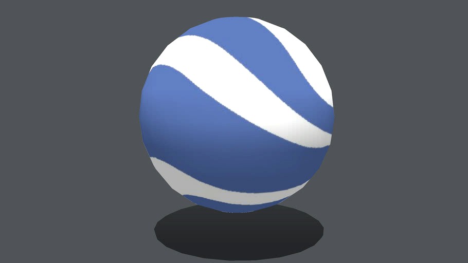 Google earth ball 3d model