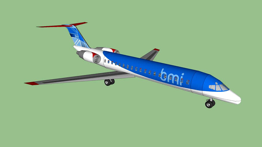bmi plane 3d model