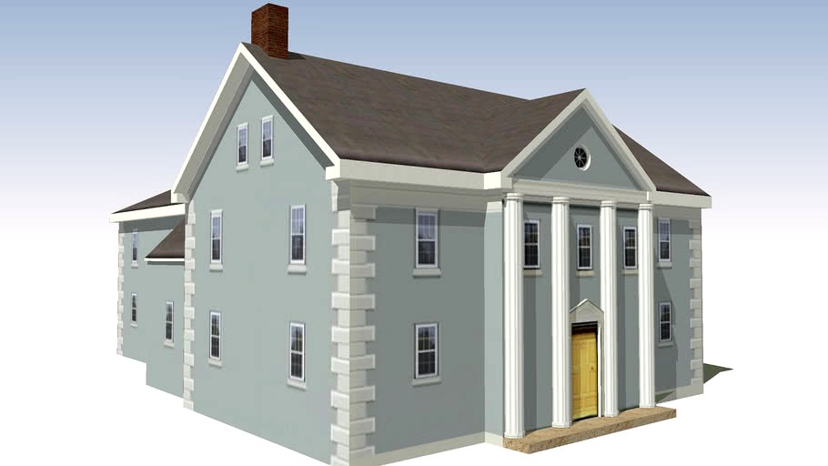 Masonic Temple 3d model