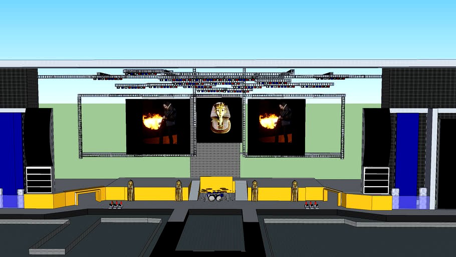 metallica scene 3d model