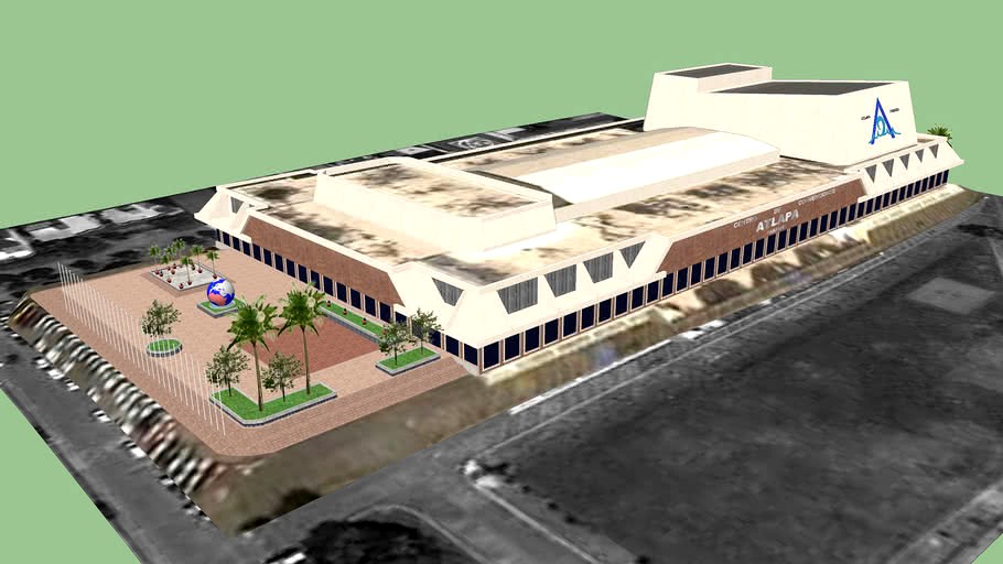 Centro de Convenciones ATLAPA, Panamá 3d model