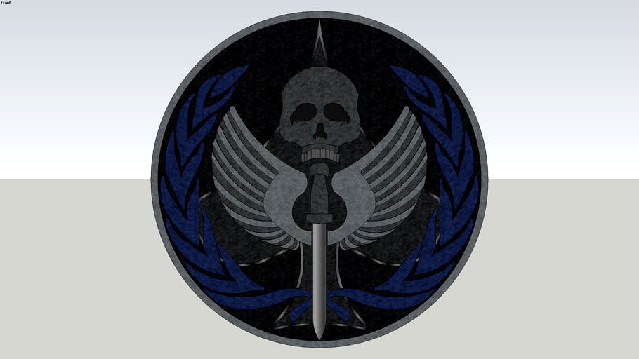 Call of Duty: Modern Warfare 2 - Taskforce 141 Logo 3d model