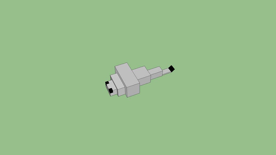 minecraft silverfish 3d model