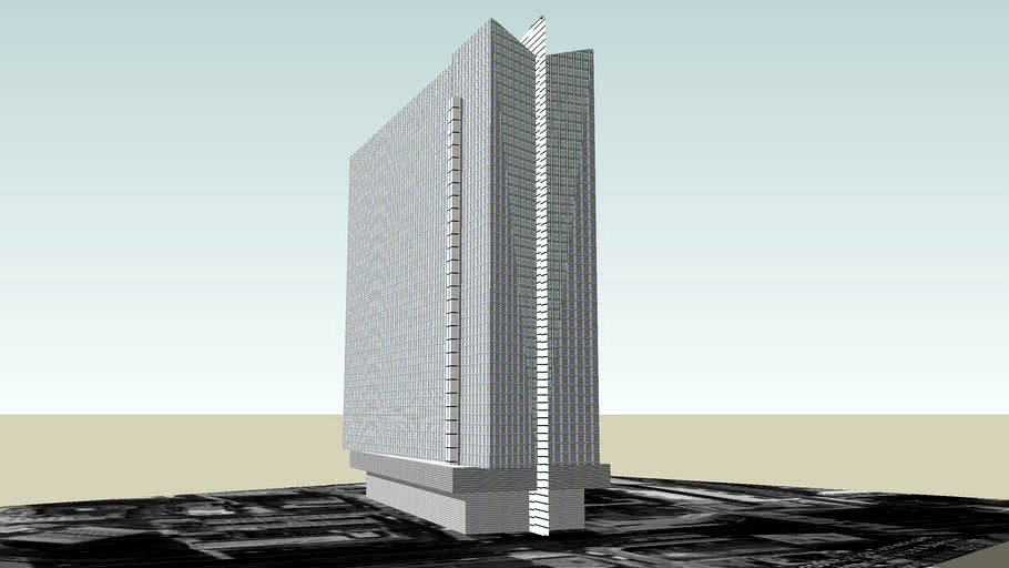 (Proposed) The V Building, Birmingham 3d model